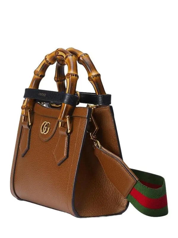 Gucci Diana Small Tote Bag - Brown