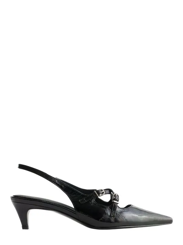 Madewell Emilie Crisscross Slingback Pump - True Black