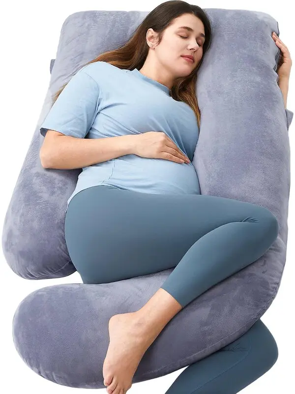 MOMCOZY U-shaped Pregnancy Pillow - One-color