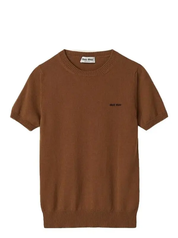 Miu Miu Cashmere Sweater - Brown