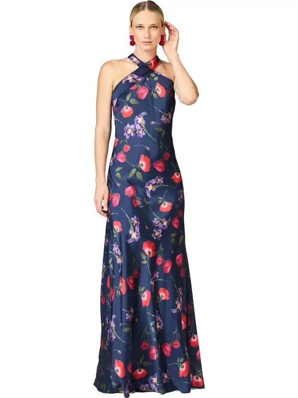 Sachin & Babi Laurant Printed Gown - Midnight Jardin
