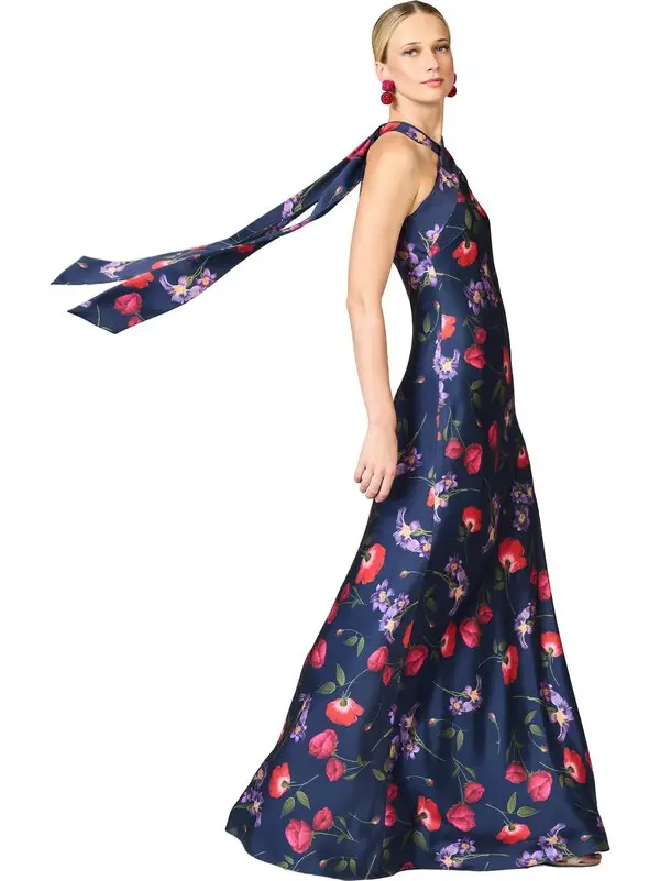 Sachin & Babi Laurant Printed Gown - Midnight Jardin