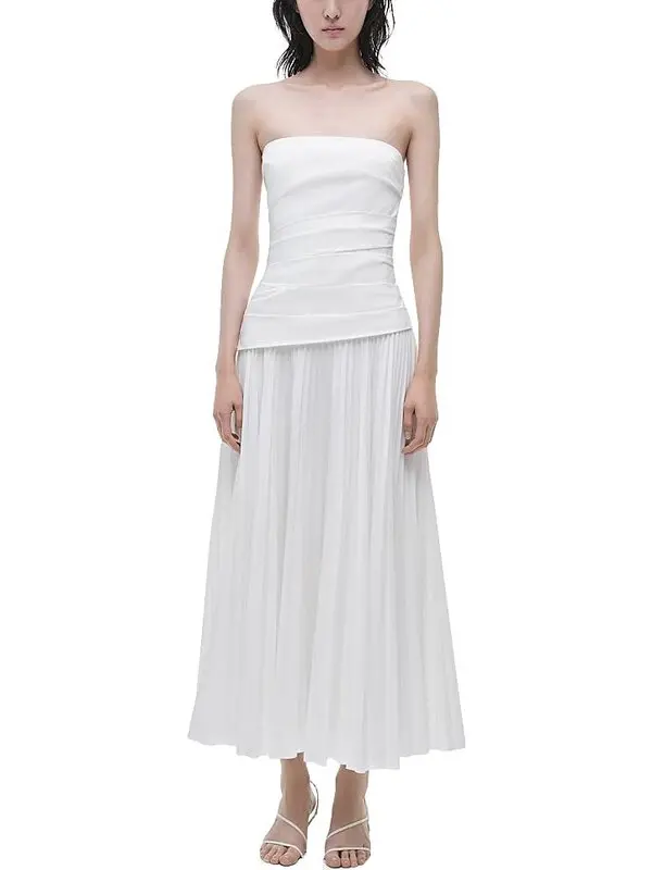 Simkhai Arie Strapless Maxi Dress - White