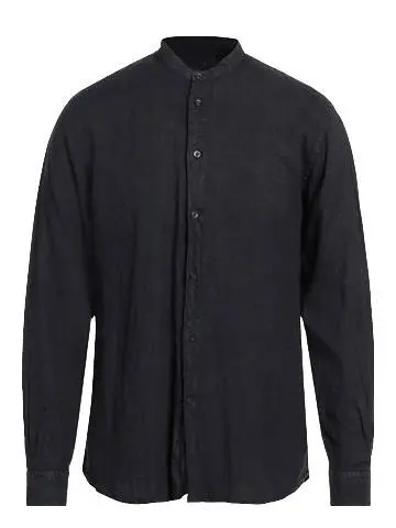 LIU •JO MAN Shirt Midnight Size Linen - Blue