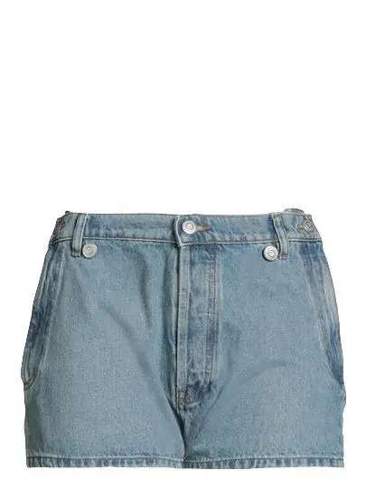 Coperni Denim Cotton Shorts - Blue