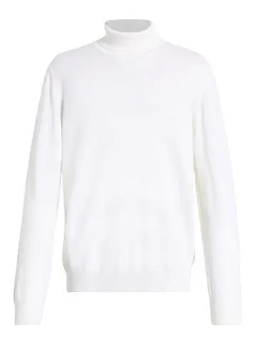 GRAN SASSO Turtleneck Knit Top - White