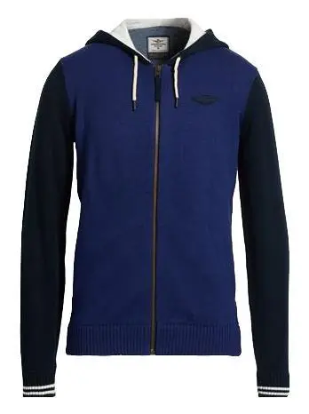 AERONAUTICA MILITARE Merino Wool-blend Cardigan - Blue
