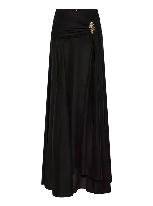 Rebecca Vallance Embellished Slit Detail Skirt - Black