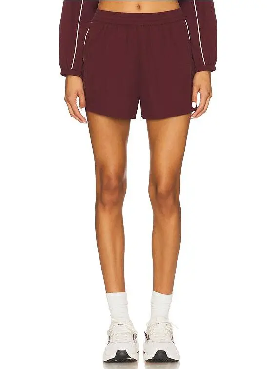 WELLBEING + BEINGWELL Portola Shorts - Port Royale & Cream