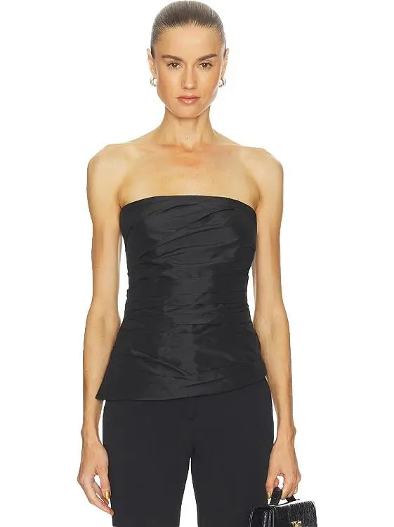 Simkhai Emerson Bustier Top - Black