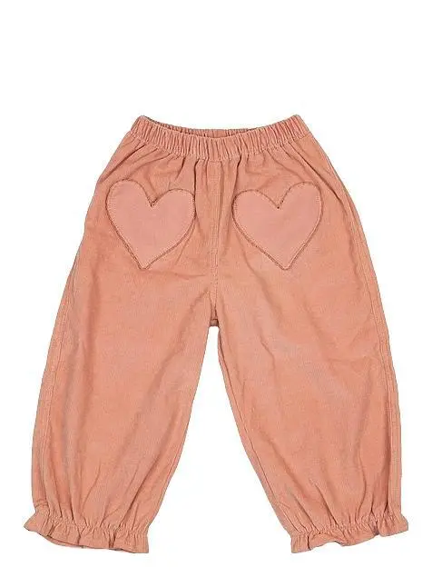 WILD WAWA Heart Pocket Pants - Desert Rose