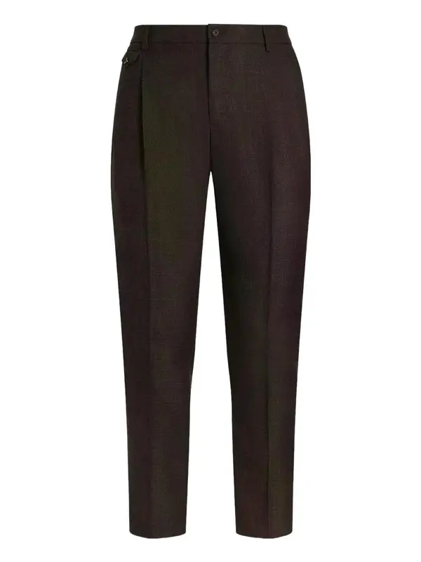 Dolce & Gabbana Pleat-detail Trousers - Brown