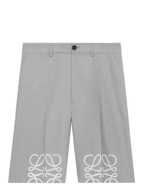 Loewe Anagram Shorts - Grey