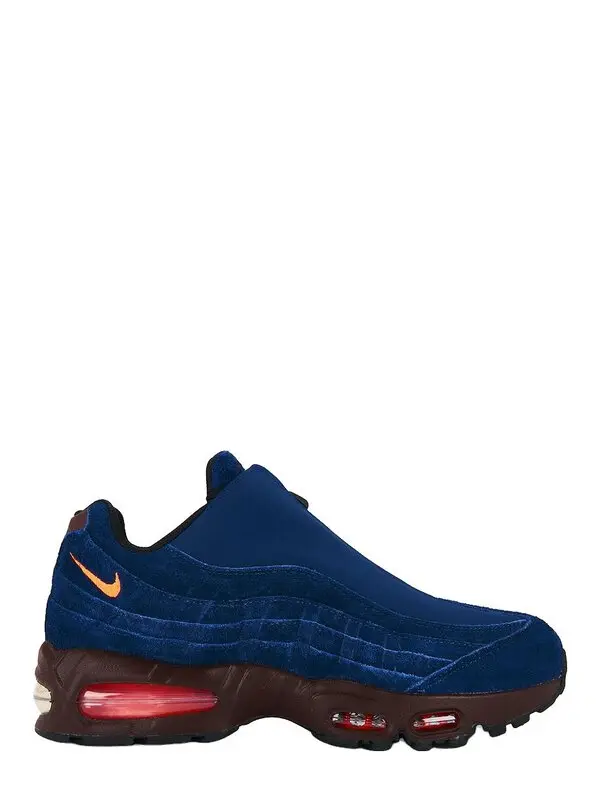 Nike Air Max 95 Big Bubble Zip Sp Sneakers - Blue & Crimson Red