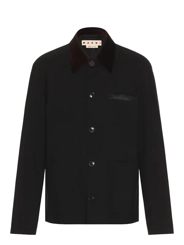 Marni Shirt Jacket - Black