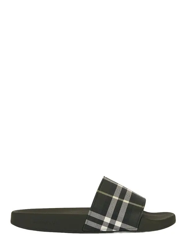 Burberry Furley Check Slides - Thicket Ip Check
