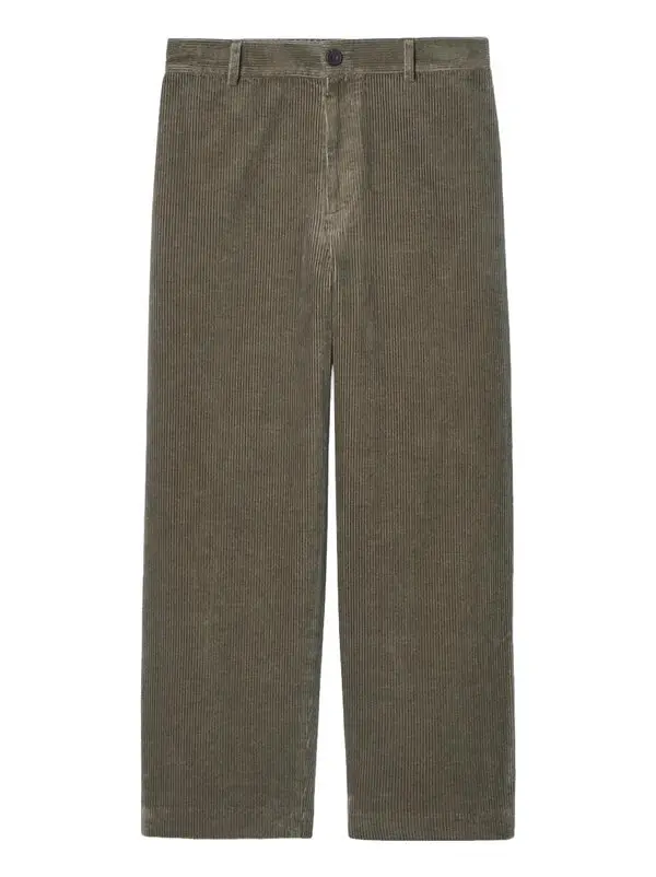 Cos Corduroy Tapered Pants - Brown