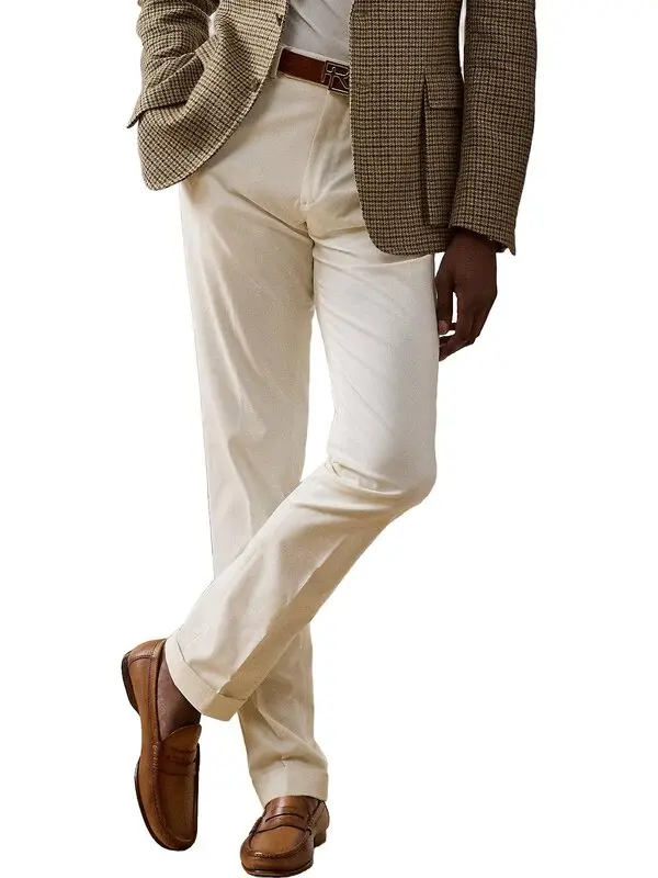 Ralph Lauren Hand-tailored Stretch Chino Trouser - Classic Cream