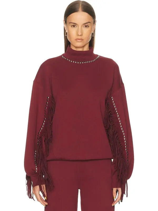 Goldbergh Frenzy Crewneck Sweater - Vino Rosso