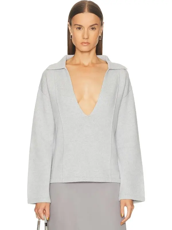 AYA MUSE Sia Sweater - Blue Gray