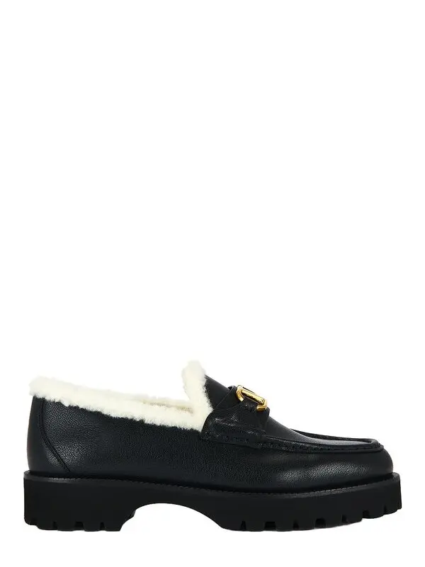 Valentino Garavani Vlogo Signature Loafer - Nero & Bianco