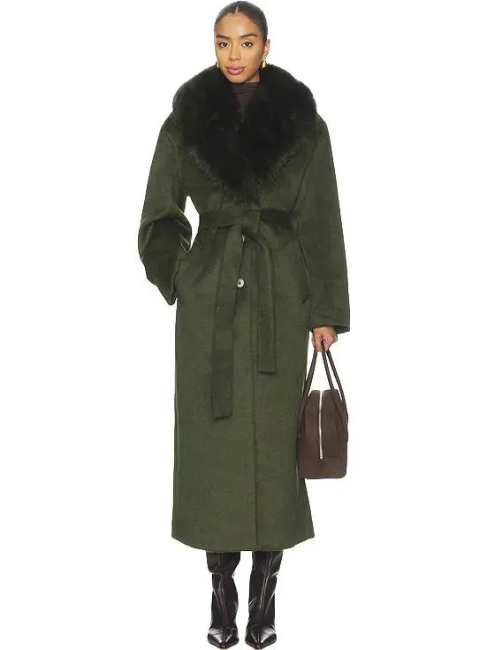 LAMARQUE X Revolve Tillie Coat - Olive