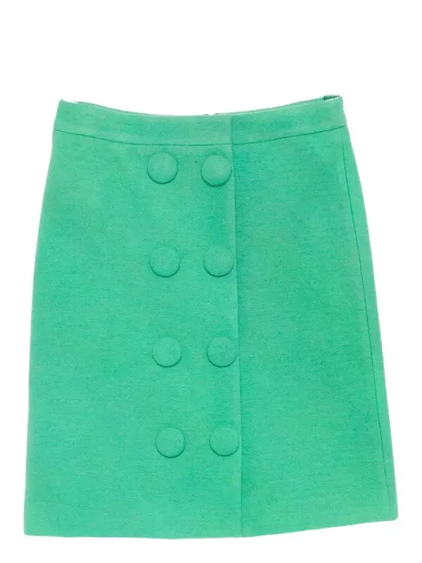 SHUSHU/TONG Wool Skirt - Green