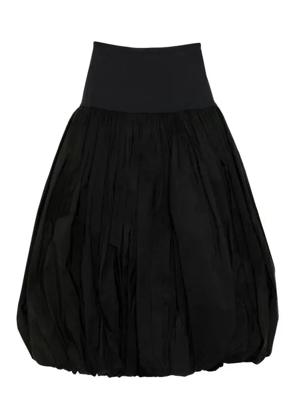 Vaquera Pleated Skirt - Black