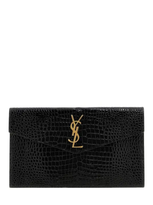 Saint Laurent Uptown Clutch - Black