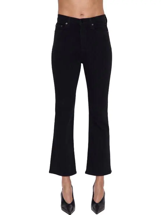 PISTOLA Lennon Bootcut Ankle Jeans - Noir