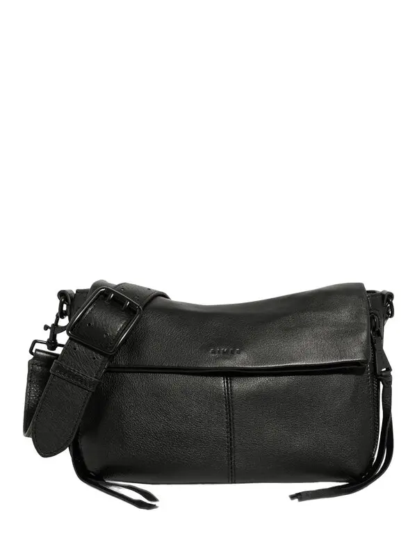 AIMEE Bali Double Entry Crossbody Bag - Black