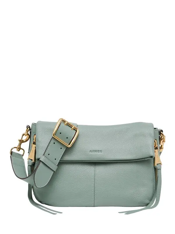AIMEE Bali Double Entry Crossbody Bag - Healers Green