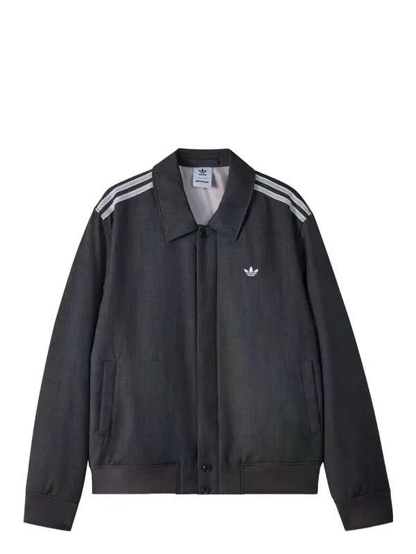 Adidas X Wales Bonner Trefoil-logo Jacket - Grey