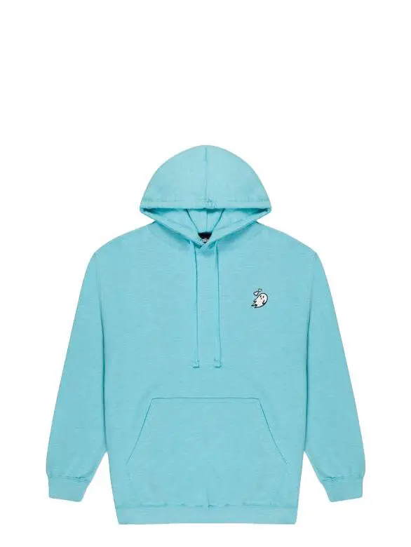 DALIX Heartly Ghost Midweight Hooded Sweatshirt - Ocean
