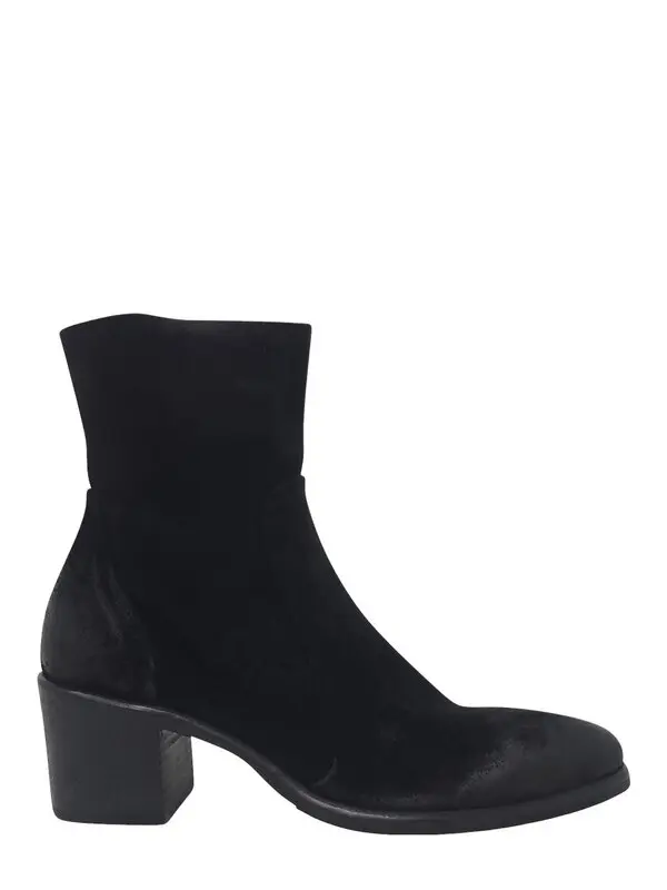 MADISON MAISON Leather Ankle Boots - Black