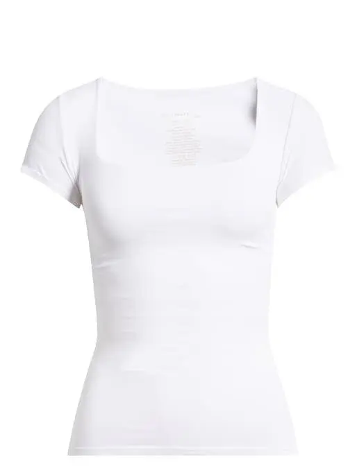 Free People Clean Lines Baby T-shirt - White