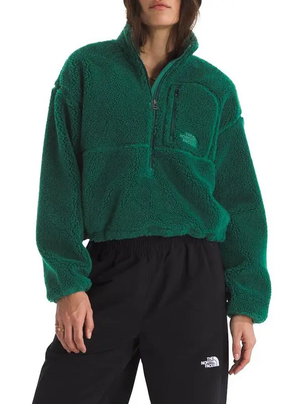 The North Face Extreme Pile 2 Fleece Half Zip Pullover - Hunter Green