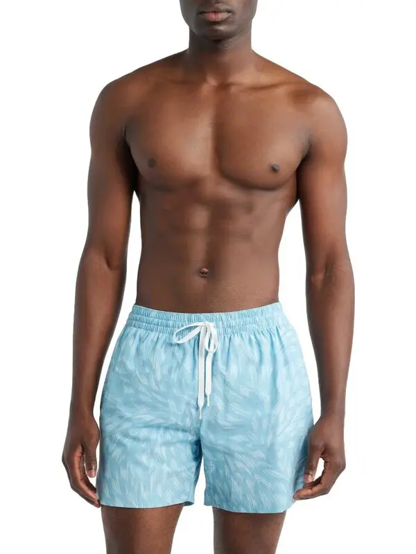 CHUBBIES Classic Lined 5.5-inch Swim Trunks - Turquoise/aqua