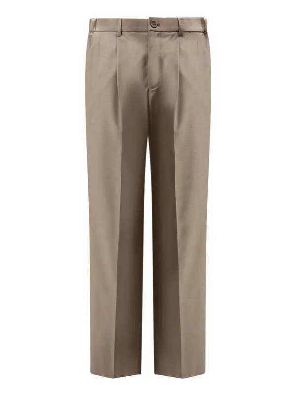 HEVO Torrecanne Viscose Blend Trousers - Beige