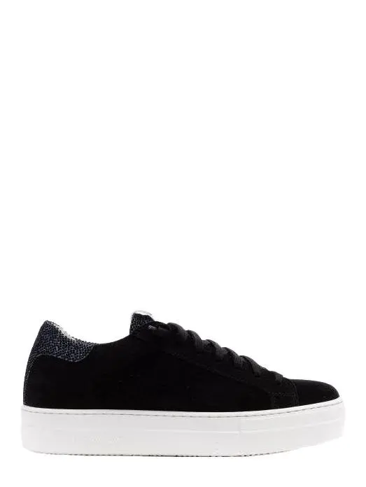 P448 Thea Platform Sneakers - Phantom Black