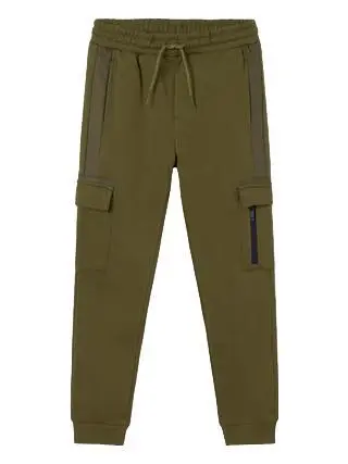 MAYORAL Contrast Joggers - Olive Green