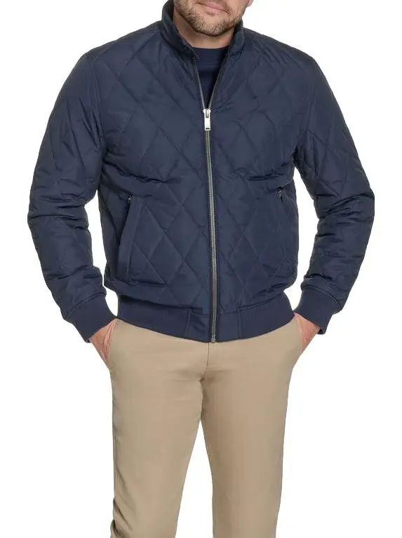 DOCKERS® Quilted Bomber Jacket - Navy
