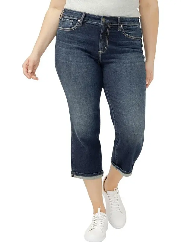 SILVER JEANS CO. Suki Capri Jeans - Florida