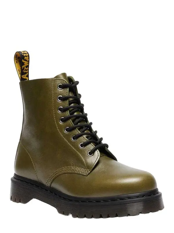 Dr. Martens 1460 Bex Eclipse Leather Boots - Green
