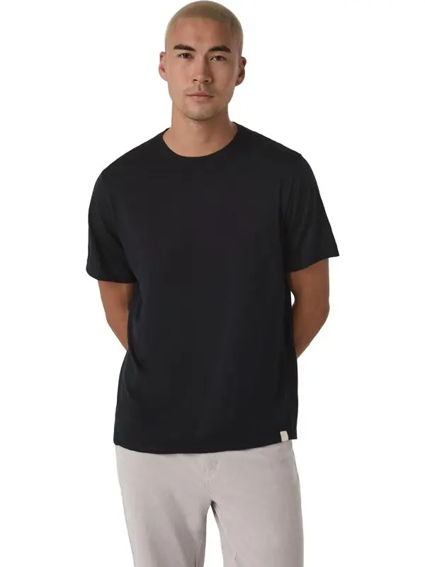 Vuori Short Sleeve Merino Wool T-shirt - Black