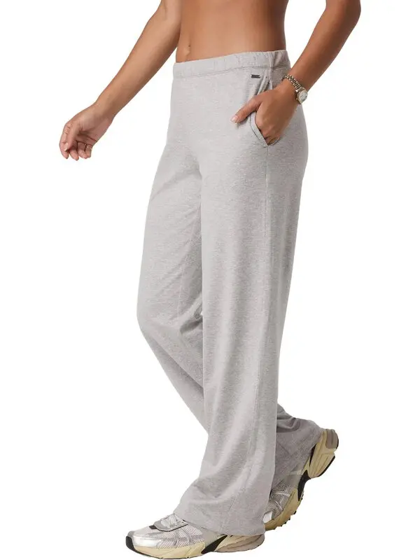 Vuori Halo Modern Straight Leg Pant - Pale Grey Heather