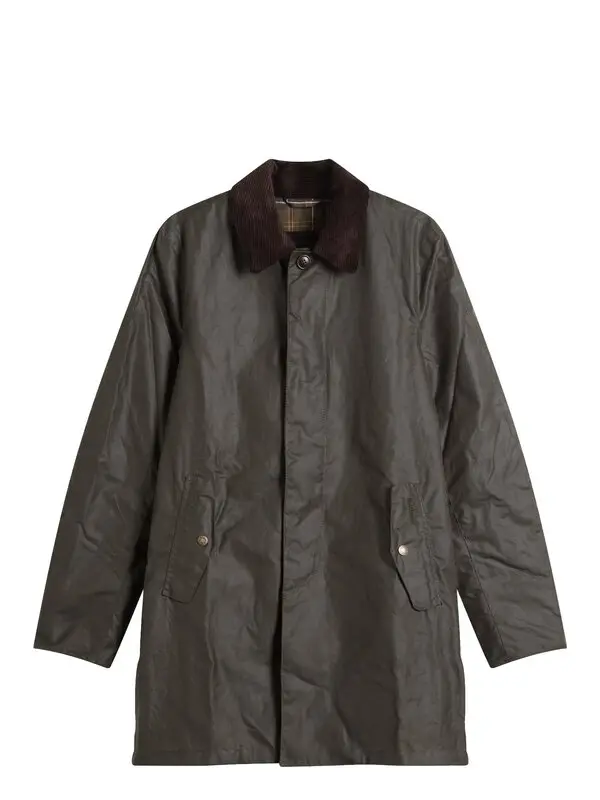 Barbour X Baracuta Tyne Wax Coat - Archive Olive