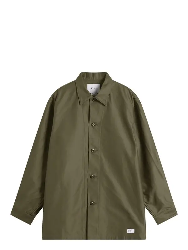 WTAPS Cbw Backsatin Overshirt - Olive Drab