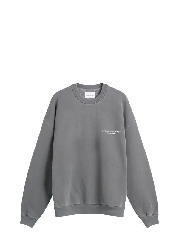 MKI MIYUKI ZOKU Design Studio Crewneck - Pigment Black