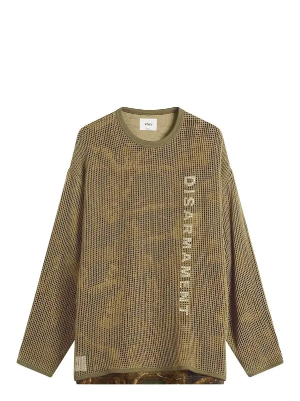 WTAPS Ghill Camo Long Sleeve Top - Beige